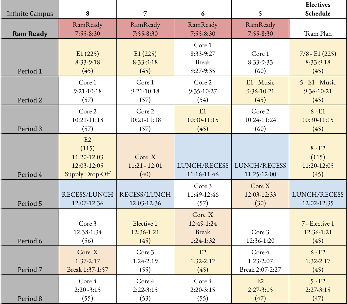 Hours and Location – Longs Peak Middle School
